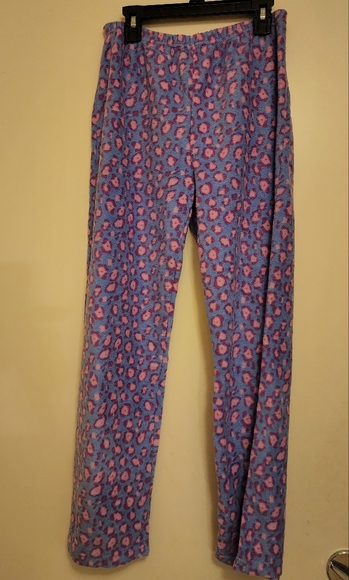 Kat Nap | Intimates & Sleepwear | Fluffy Purple Leopard Pajama Pants ...